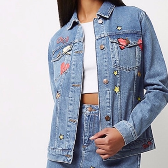 River Island | Jackets & Coats | New River Island Patchwork Denim ...